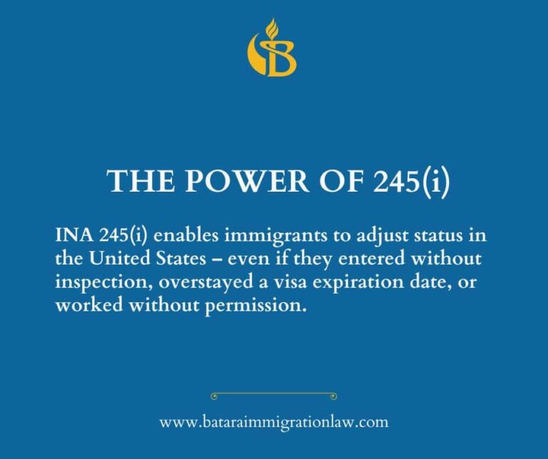 How INA 245(i) Works And Helps Immigrants Win Green Cards